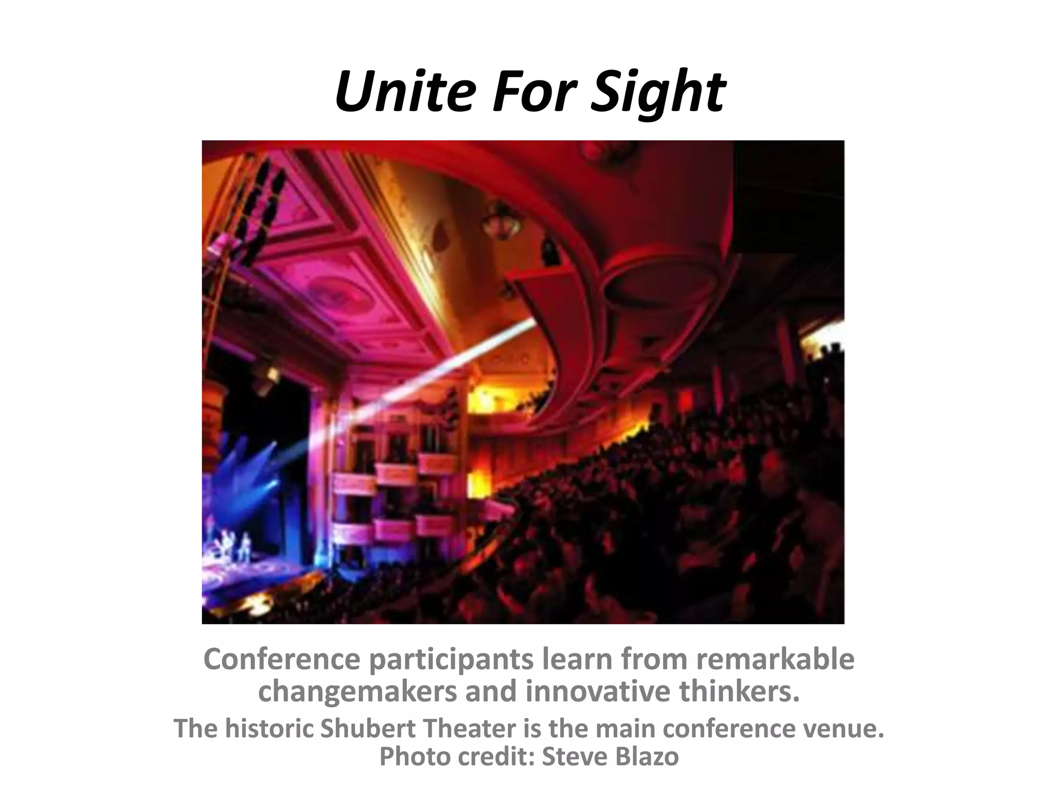 Unite for sight (Health 5th Coy) | PPTX