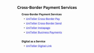 UniTeller Cross Border Payment Company (PPT) (1).pptx