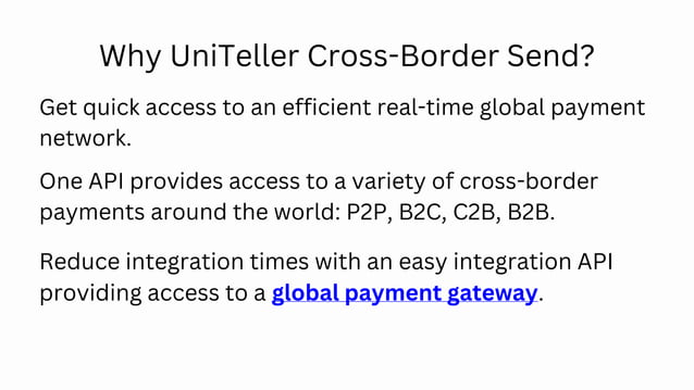 UniTeller Cross Border Payment Company (PPT) (1).pptx