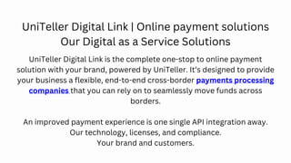 UniTeller Cross Border Payment Company (PPT) (1).pptx