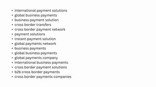 UniTeller Cross Border Payment Company (PPT) (1).pptx