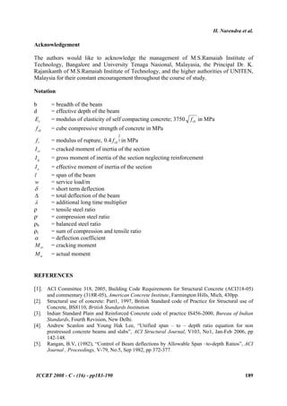 Uniten iccbt 08 a serviceability approach to the design of scc beams | PDF