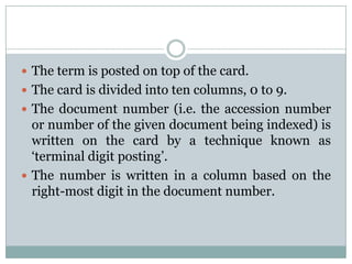 Uniterm indexing | PPTX