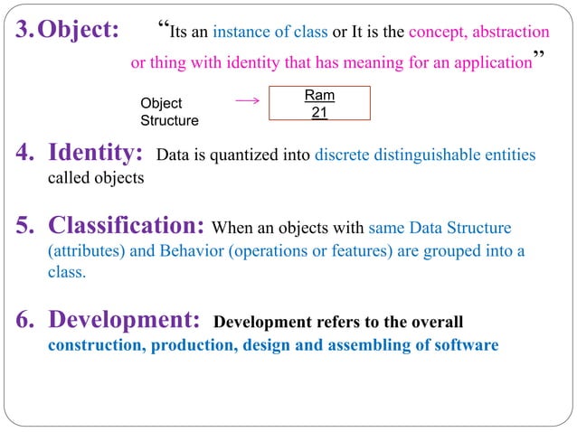 OOAD unit1 introduction to object orientation | PPTX