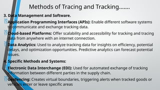 UNIT FIVE-TRACING AND TRACKING OF GOODS pptx | PPTX