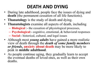 Death and Dying | PPTX