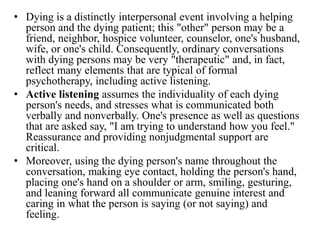 Death and Dying | PPTX
