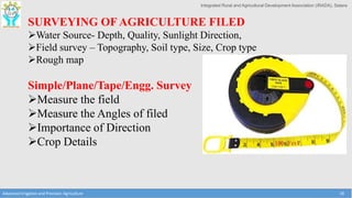 Unit For Measurement & Surveying of Agriculture Field | PPTX