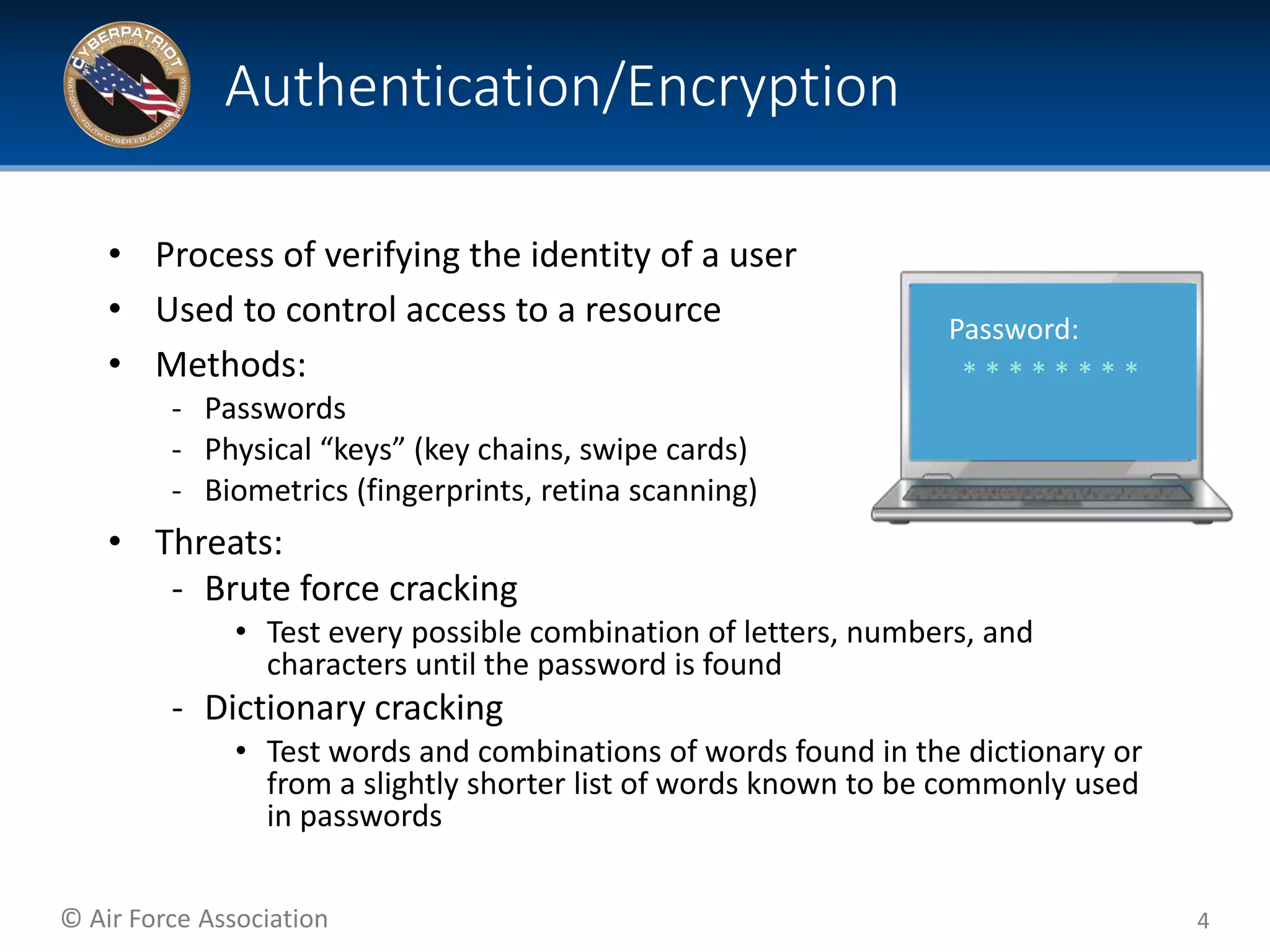 Unit+four+ +principles+of+cybersecurity | PPT
