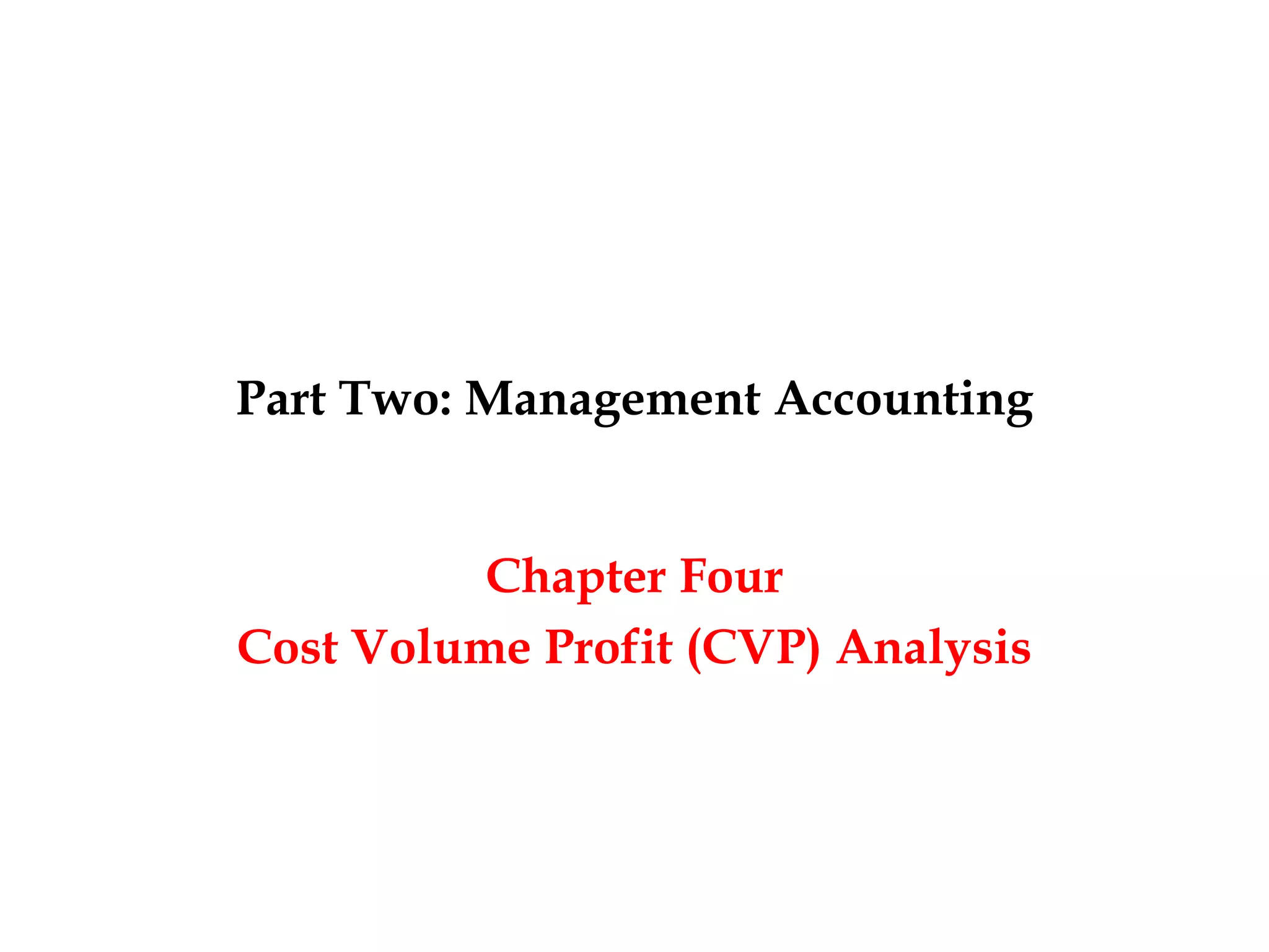 UNIT FOUR CVP ANALYSIS.pptx