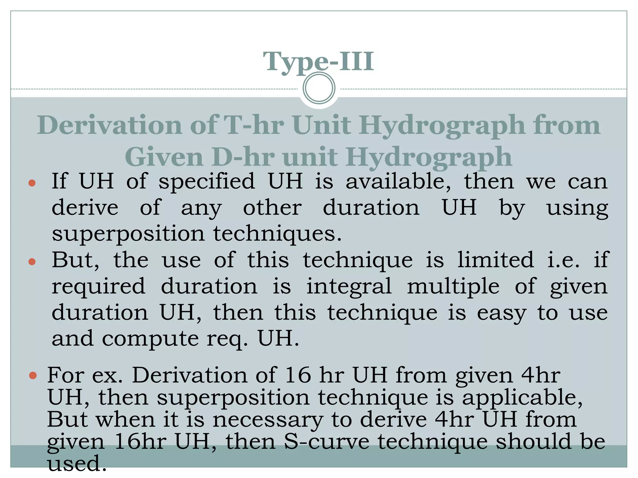 Unit hydrograph | PPTX