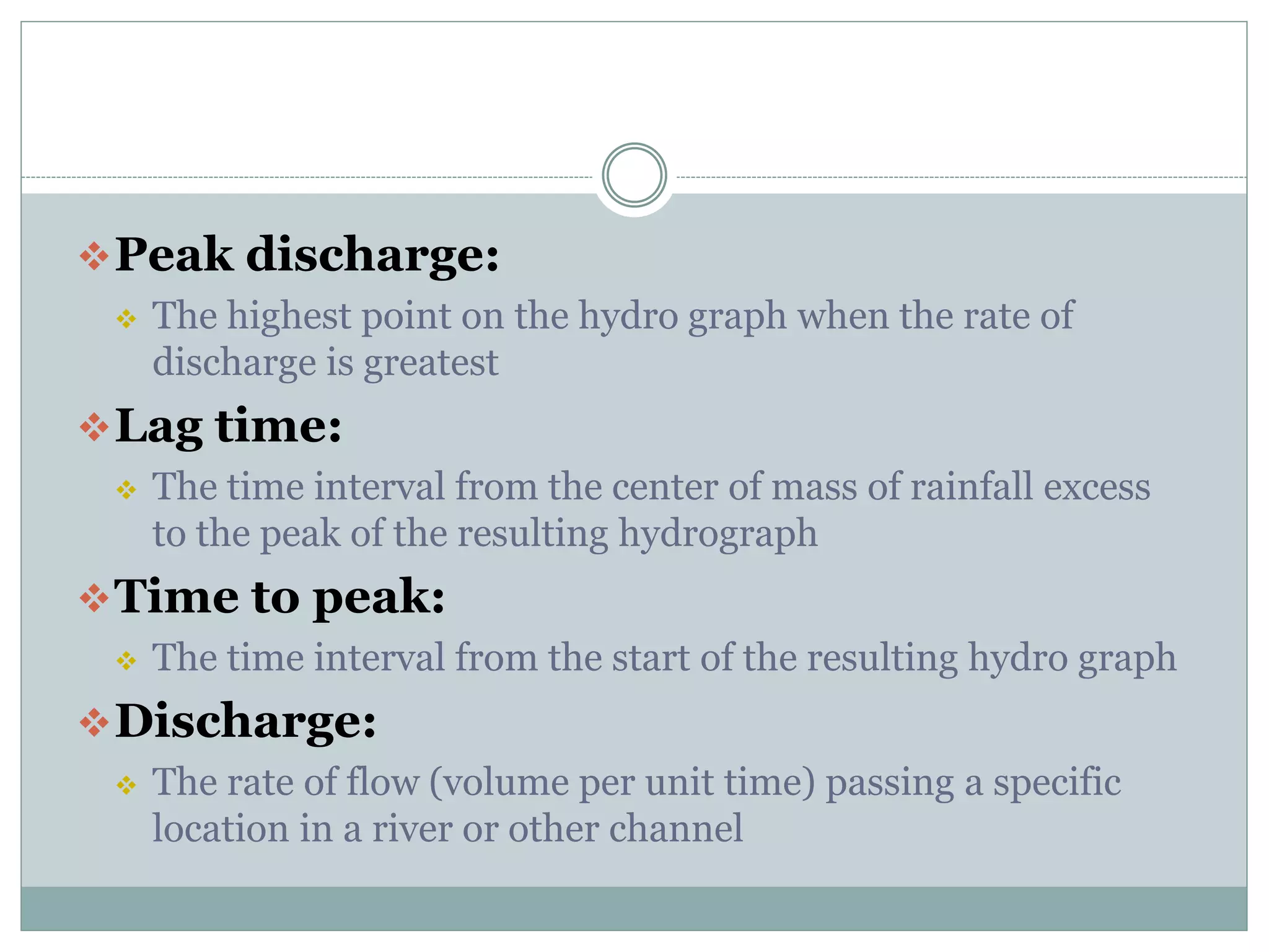 Unit hydrograph | PPTX