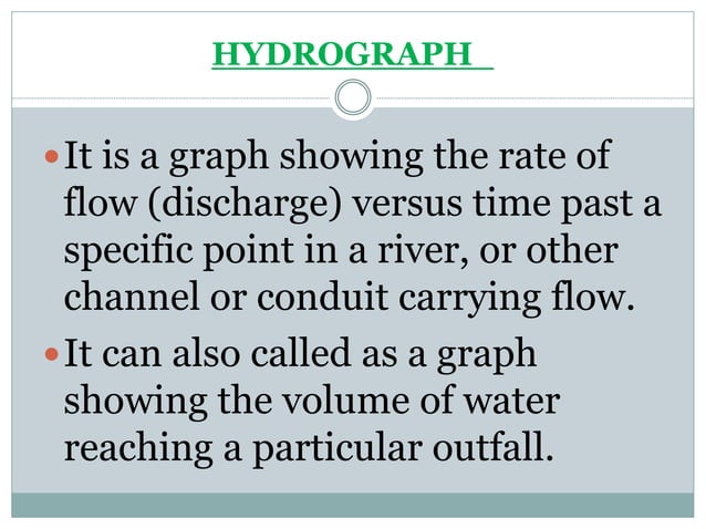 Unit hydrograph | PPTX | Weather | Science