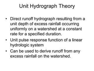 UnitHydrograph.ppt