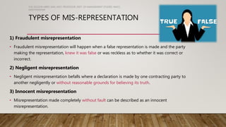 Mis-representation | PPTX