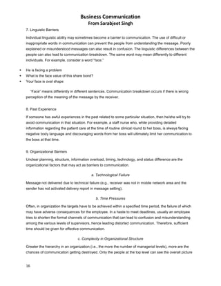 Business Communication (as per DAVV syllabus) | DOCX