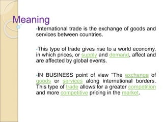 Unit i international trade finance | PPT
