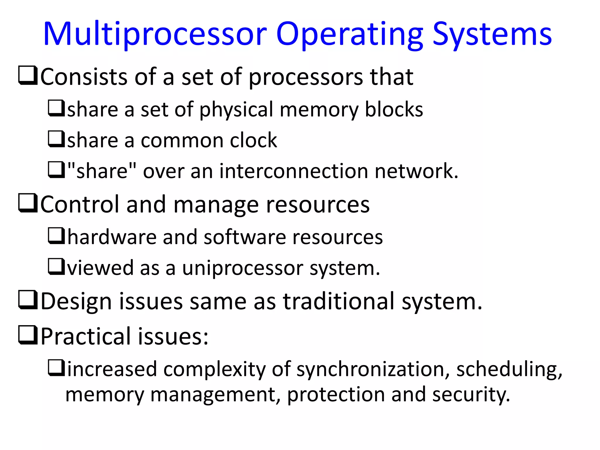 CS9222 Advanced Operating System | PDF