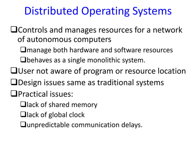 CS9222 Advanced Operating System | PPT
