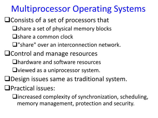 CS9222 Advanced Operating System | PDF
