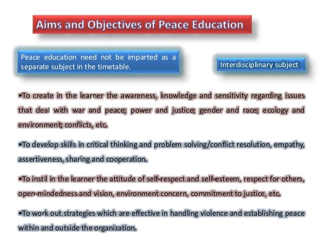 Peace Education