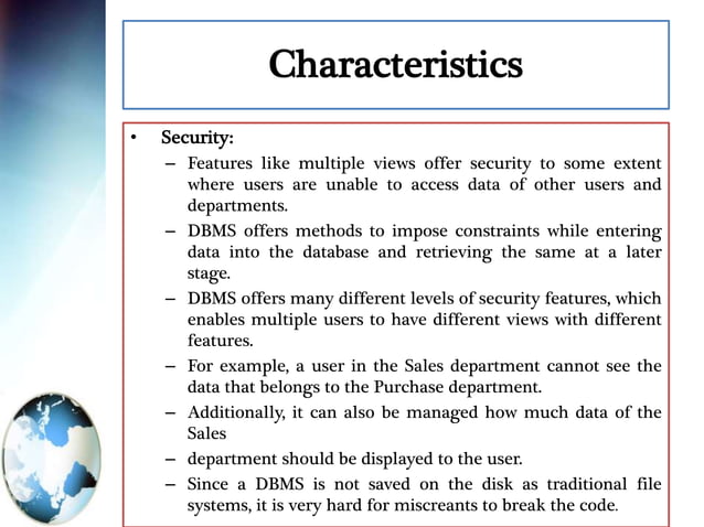Introduction to RDBMS | PPTX