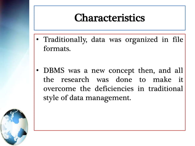 Introduction to RDBMS | PPTX