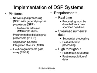 Unit I.fundamental of Programmable DSP | PDF