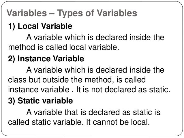 Basics of JAVA programming