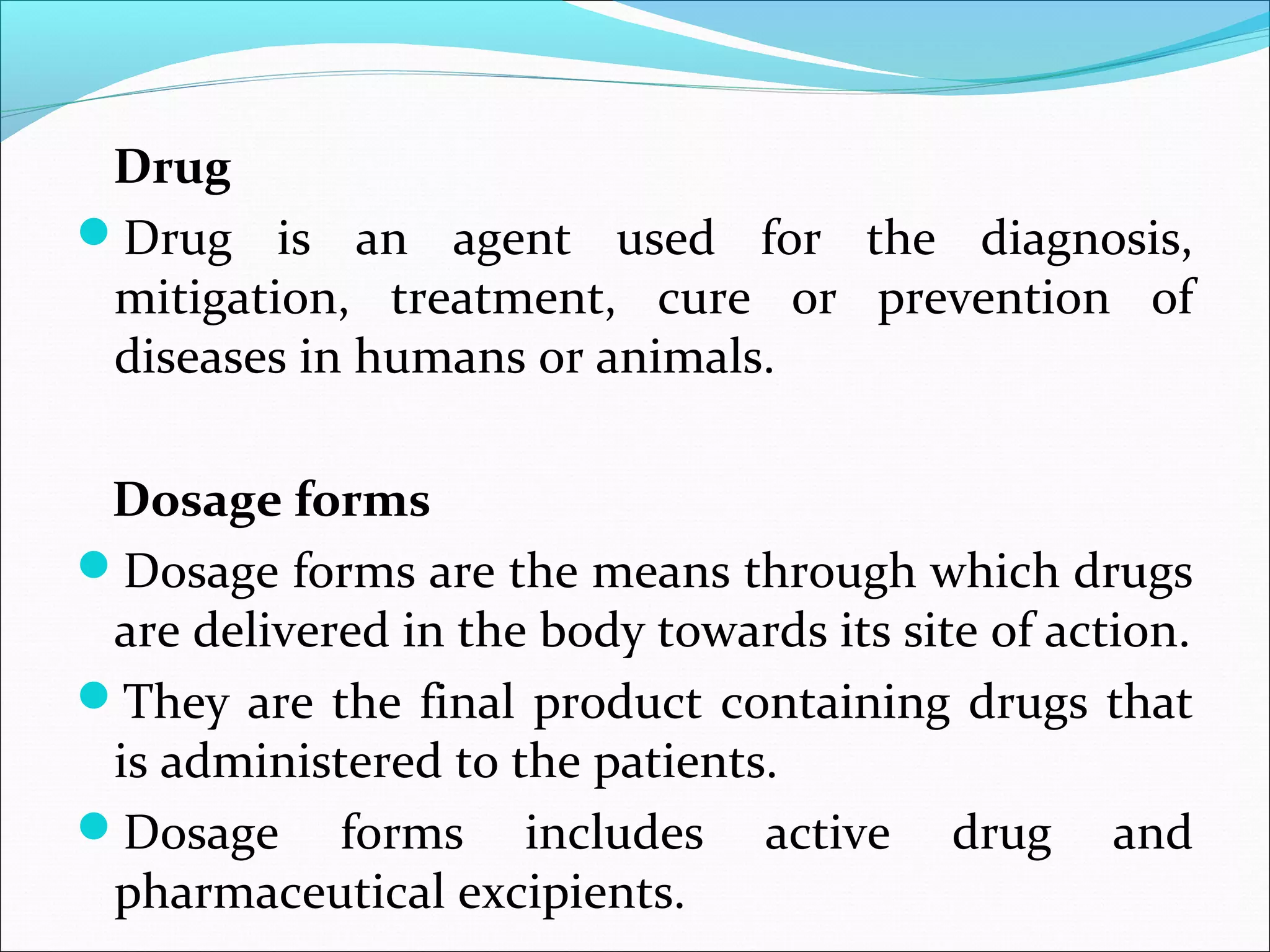 Drug Dosage Forms | PPT