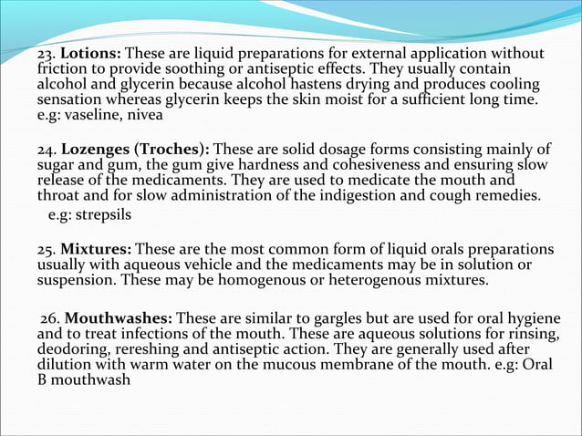 Drug Dosage Forms | PPT | Skin and Dermatology | Diseases and Conditions