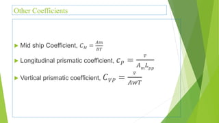 NAVAL ARCHITECTURE- GEOMETRY OF SHIP | PPTX