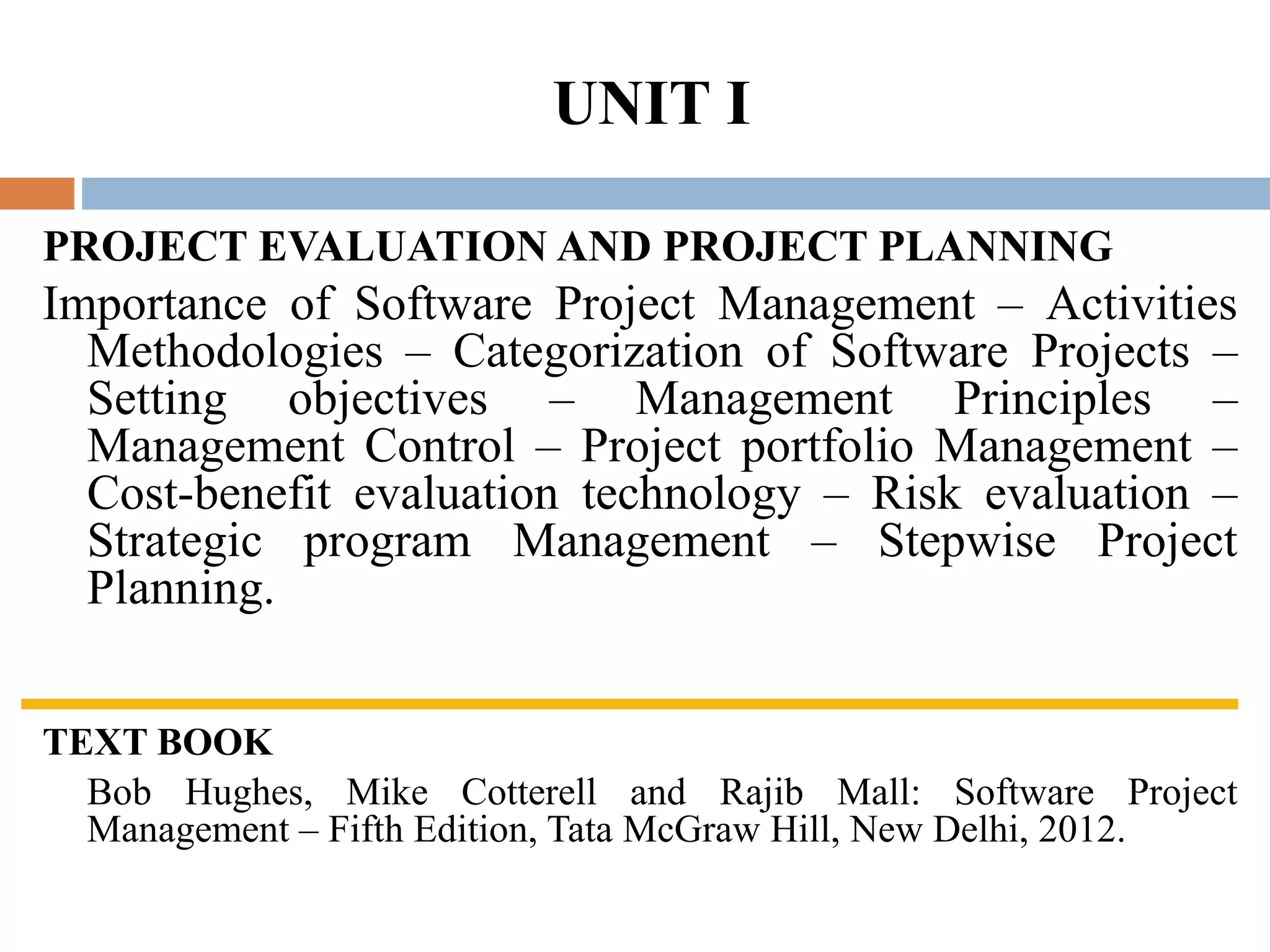 MG6088 SOFTWARE PROJECT MANAGEMENT | PDF