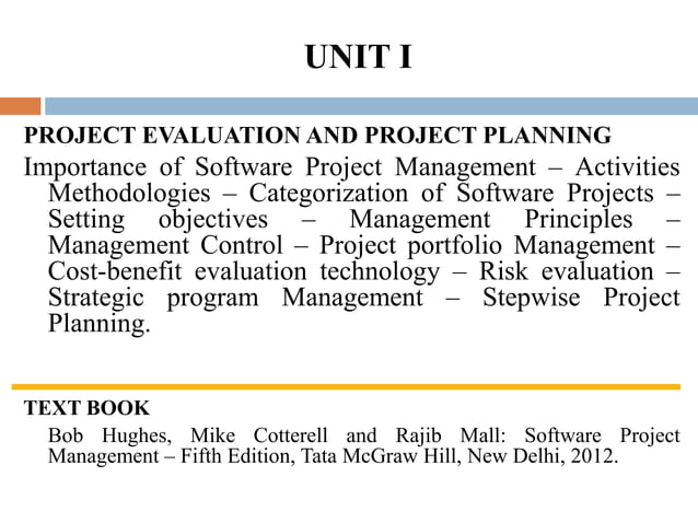 MG6088 SOFTWARE PROJECT MANAGEMENT | PDF