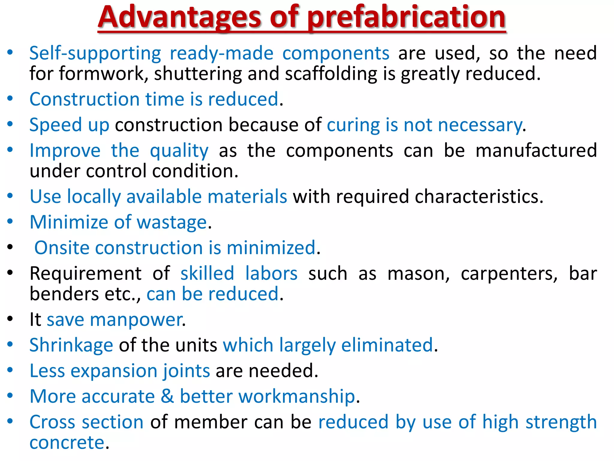 prefabricated Structures | PPTX