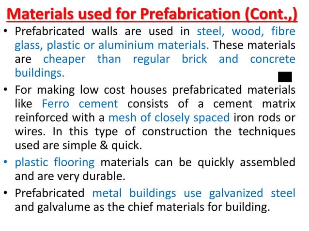 prefabricated Structures | PPTX | Construction Industry | Industries
