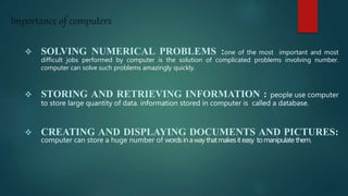 Introduction of Computers | PPT
