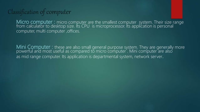 Introduction of Computers | PPT
