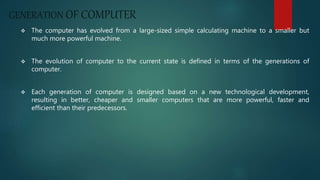 Introduction of Computers | PPT