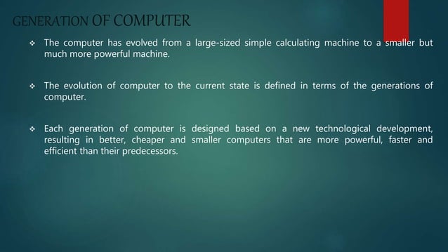 Introduction of Computers | PPT