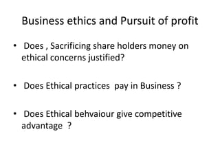 INTRODUCTION OF BUSINESS ETHICS | PPTX