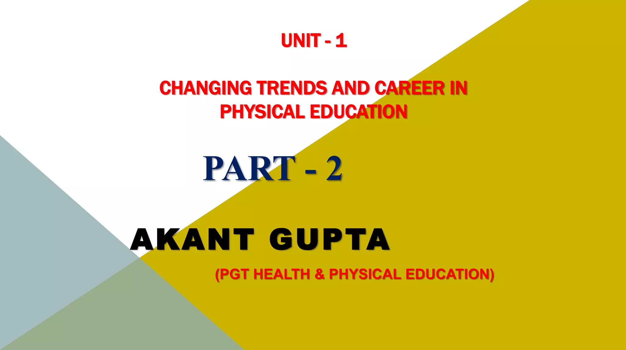 Class 11 Physical Education | PPTX