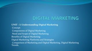 Basics of digital marketing | PPT