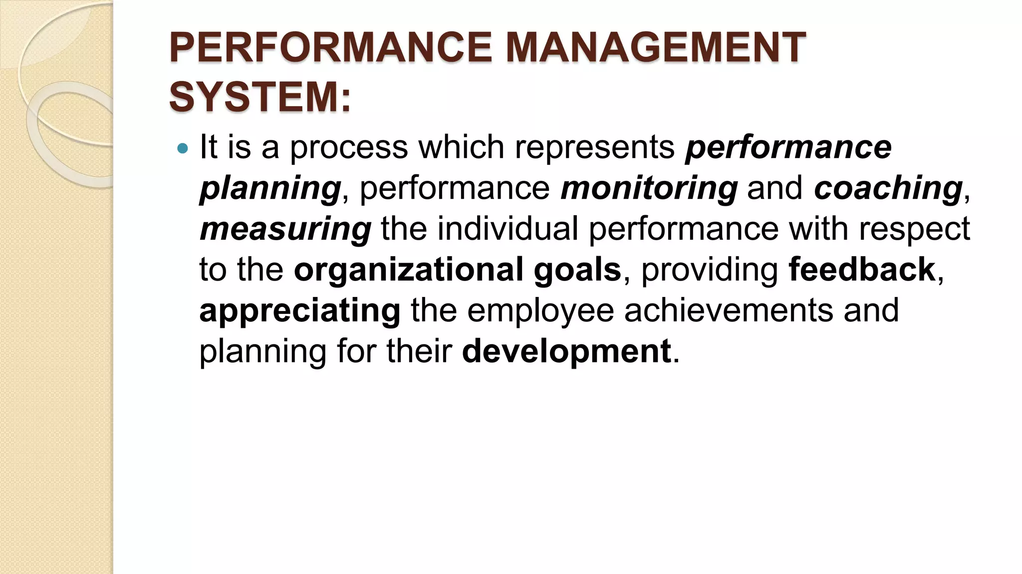 Performance Management | PPTX