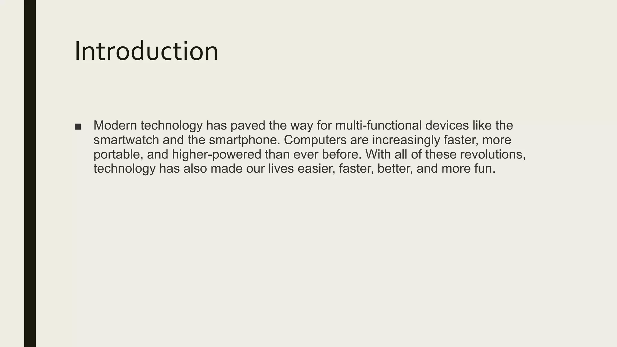 Information Technology and Modern Gadgets | PPTX