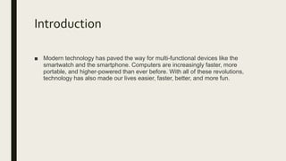 Information Technology and Modern Gadgets | PPTX