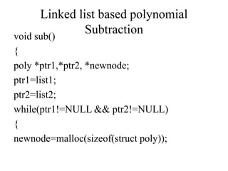 DS - Application of List | PPTX
