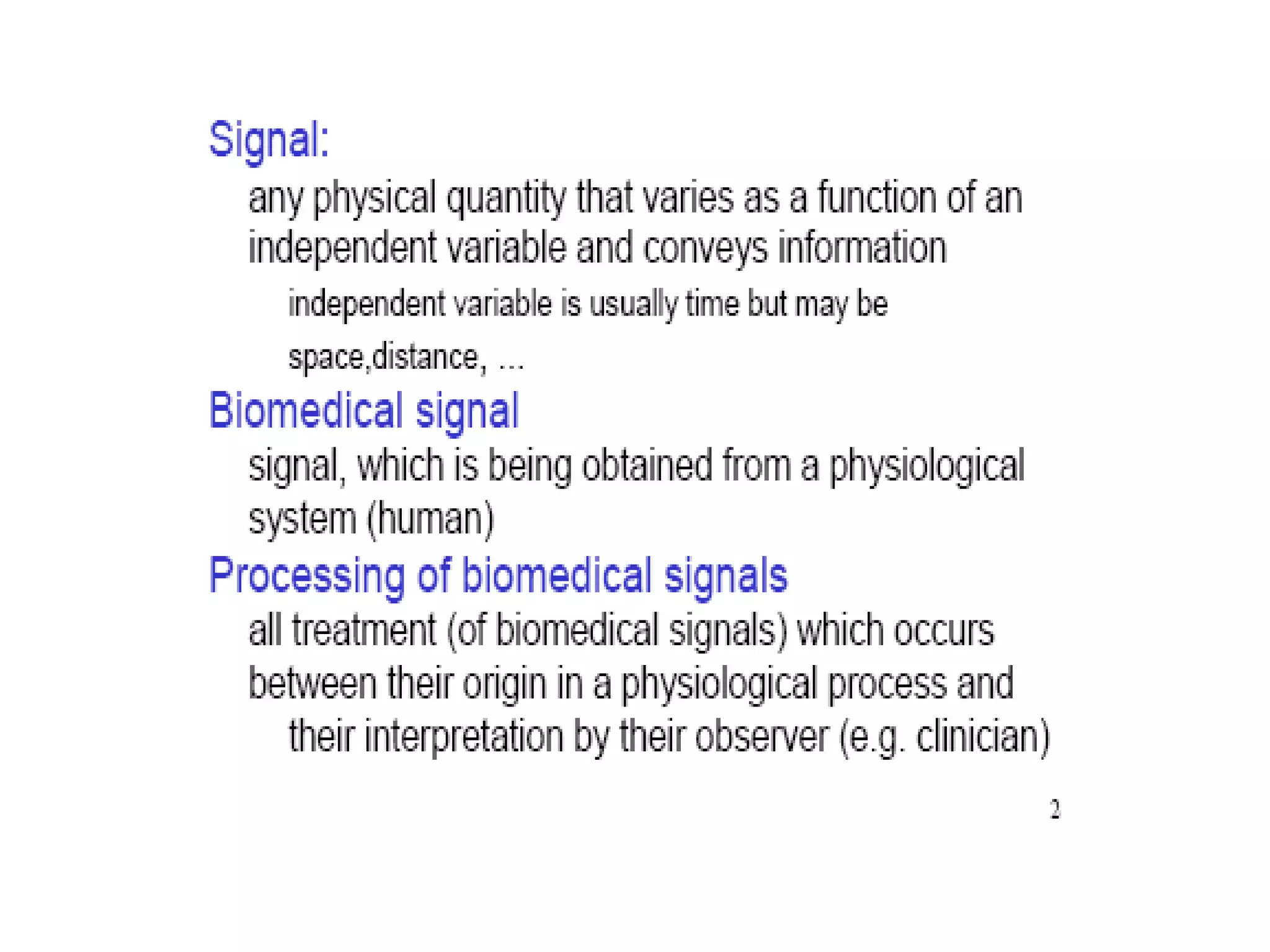 Biomedical Signals | PPT