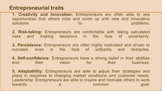 Fundamentals of Entrepreneurship | PPTX