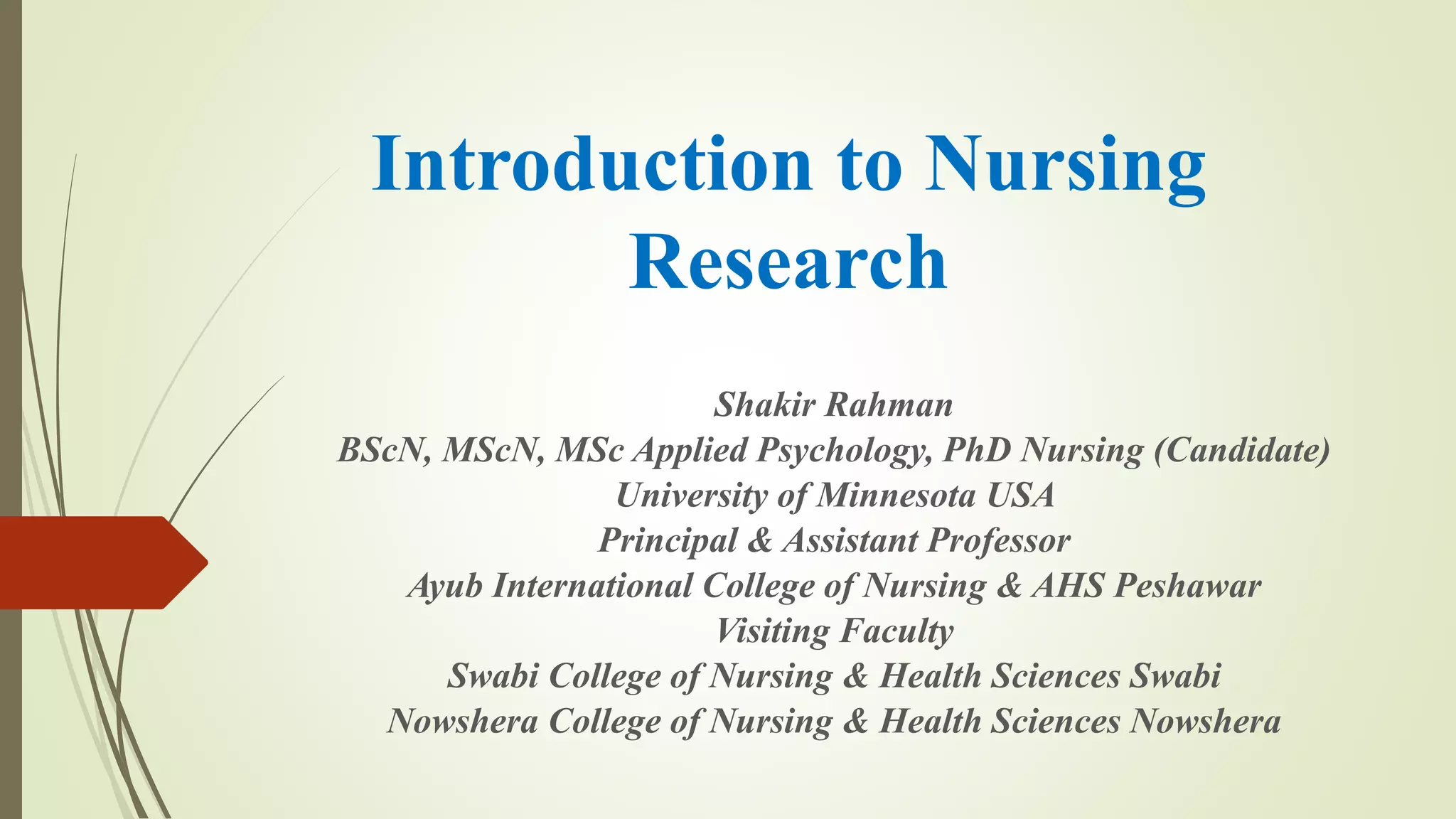 Unit I. Introduction to Nursing Research.pptx